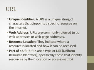 URL and It’s components presentation .pptx