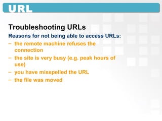 Url and protocol | PPT