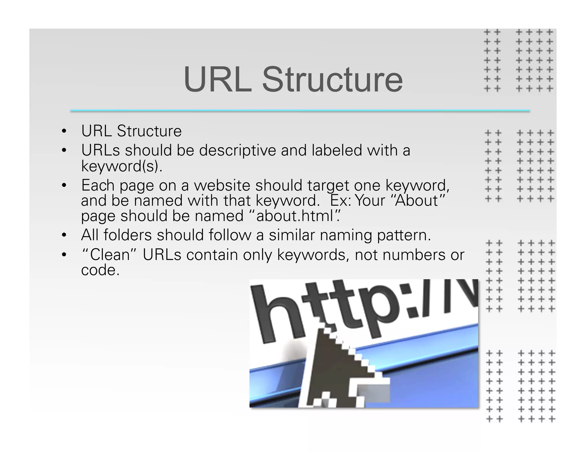 URL and Site Structure | PPT