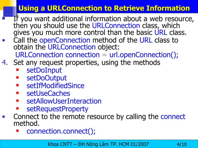 Url Connection | PPT