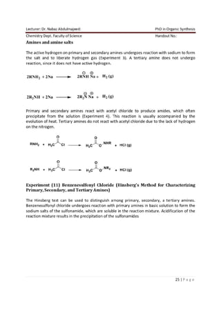Practical applied spectroscopy I- Solubility test | PDF