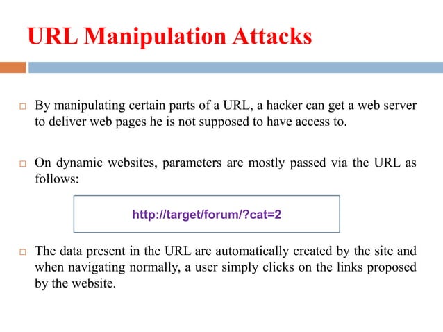 Url manipulation | PPT