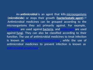Antimicrobial Agents,Infection Disease,Pathogens and uses of ...