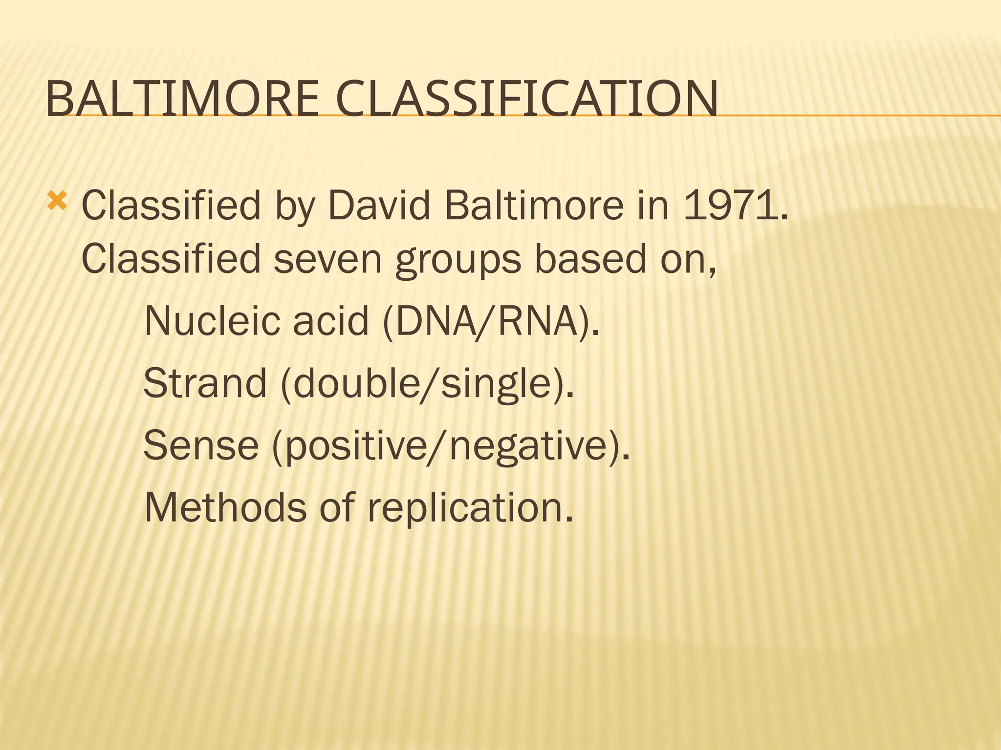 Classification of virus ICTV,LHT,Baltimore | PPTX