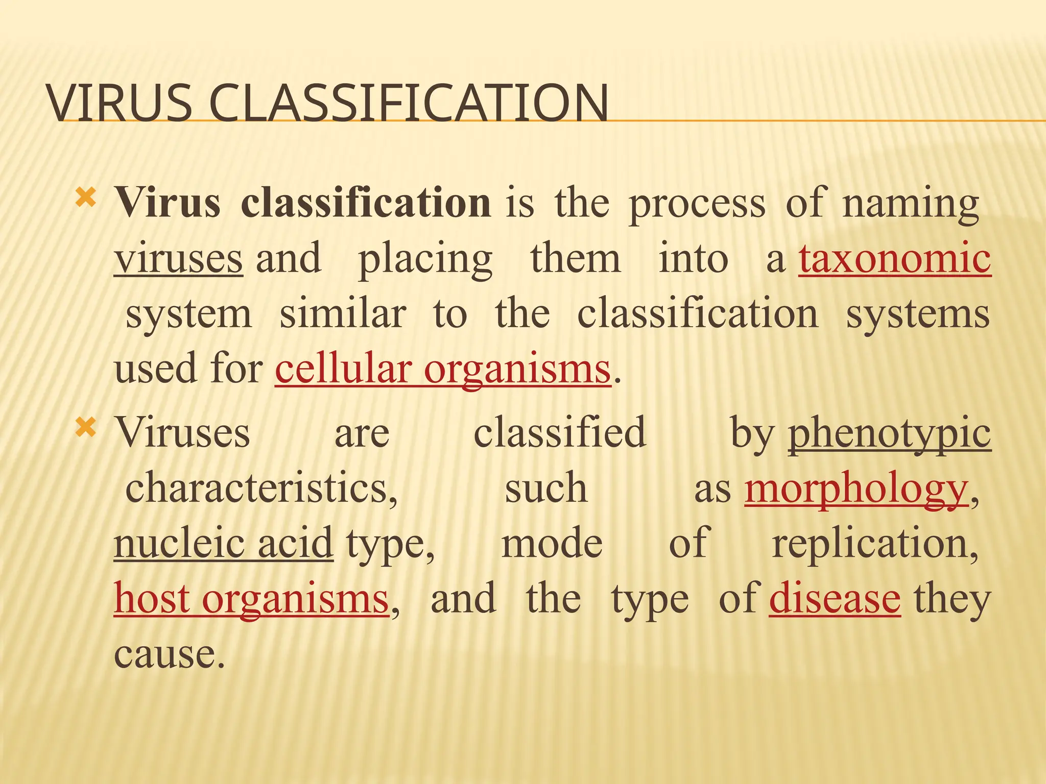 Classification of virus ICTV,LHT,Baltimore | PPTX