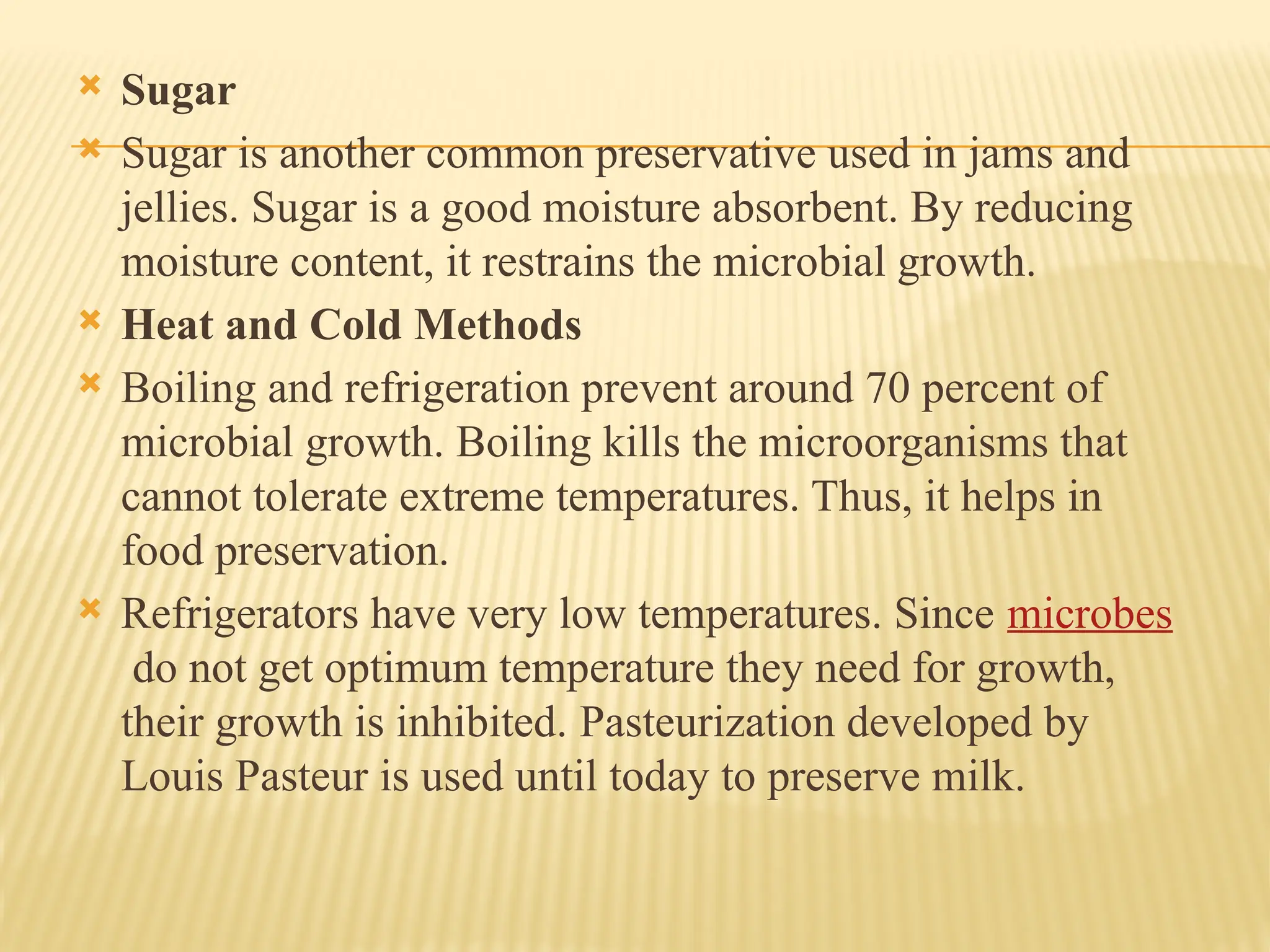 Food Preservation Methods in Food Microbiology | PPTX