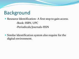 Url,purl and doi | PPTX