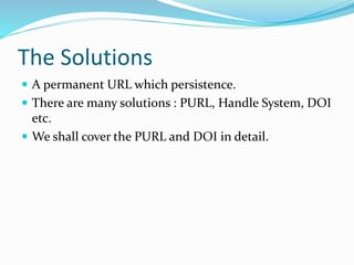 Url,purl and doi | PPTX