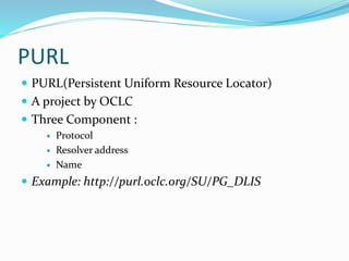 Url,purl and doi | PPTX
