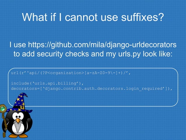 Django Urls Py In A Javascript Heavy Site Ppt