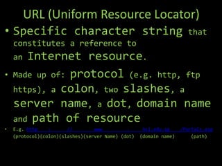 Url (uniform resource locator) | PPTX