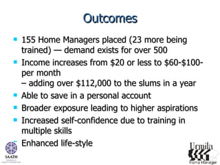 Urmila – The Home Manager Program | PPT