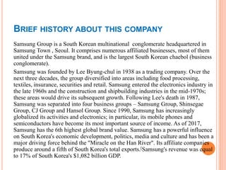 Samsung Company-my dream company. | PPTX
