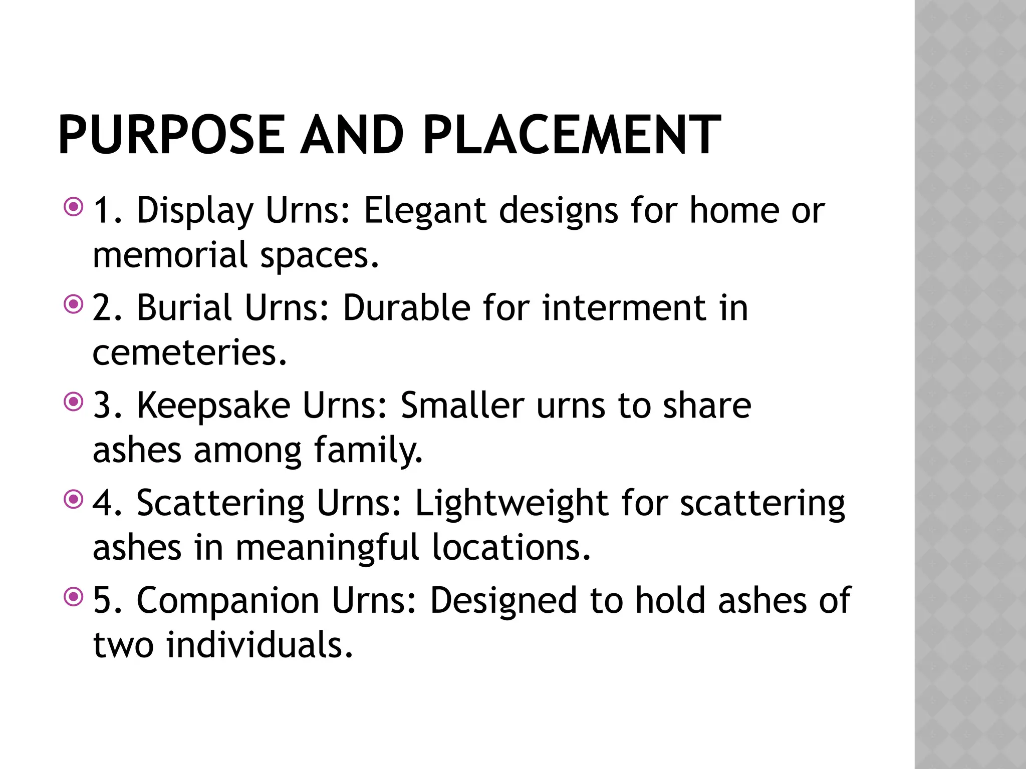 Urns-for-Ashes to keep Cremation Ashes as their memory. | PPTX