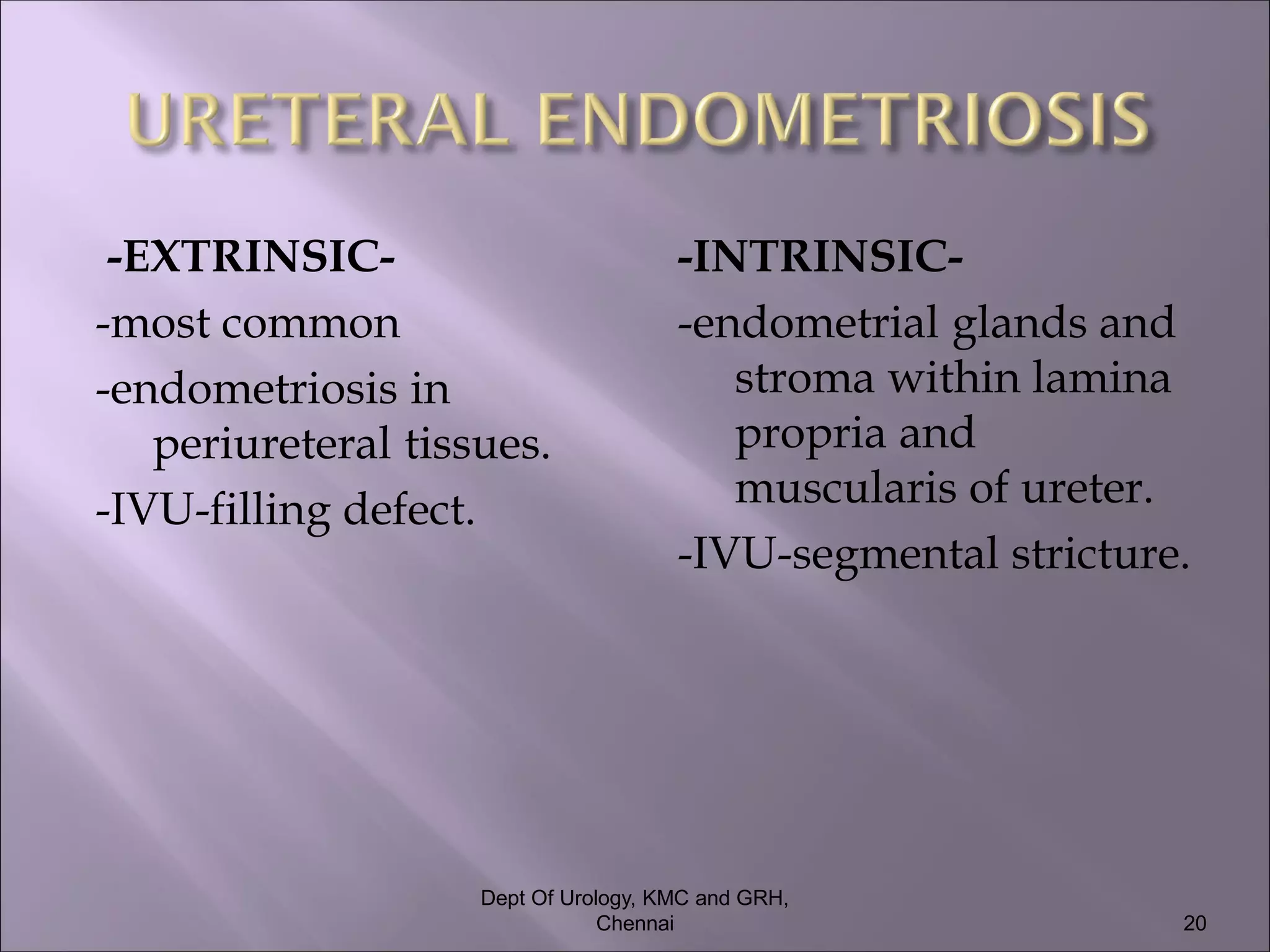 Uro gynaecology- bladder endometriosis | PDF