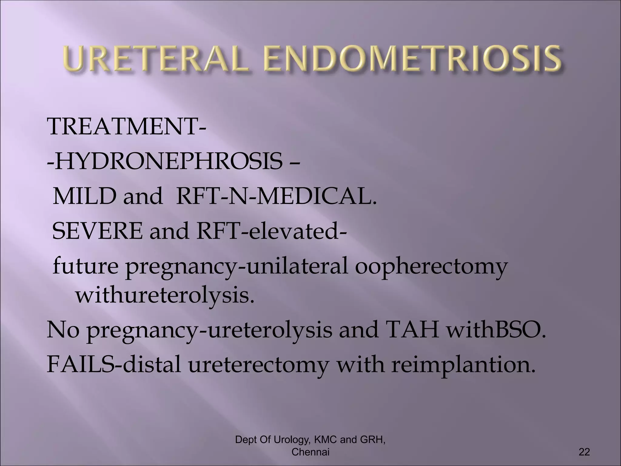 Uro gynaecology- bladder endometriosis | PDF