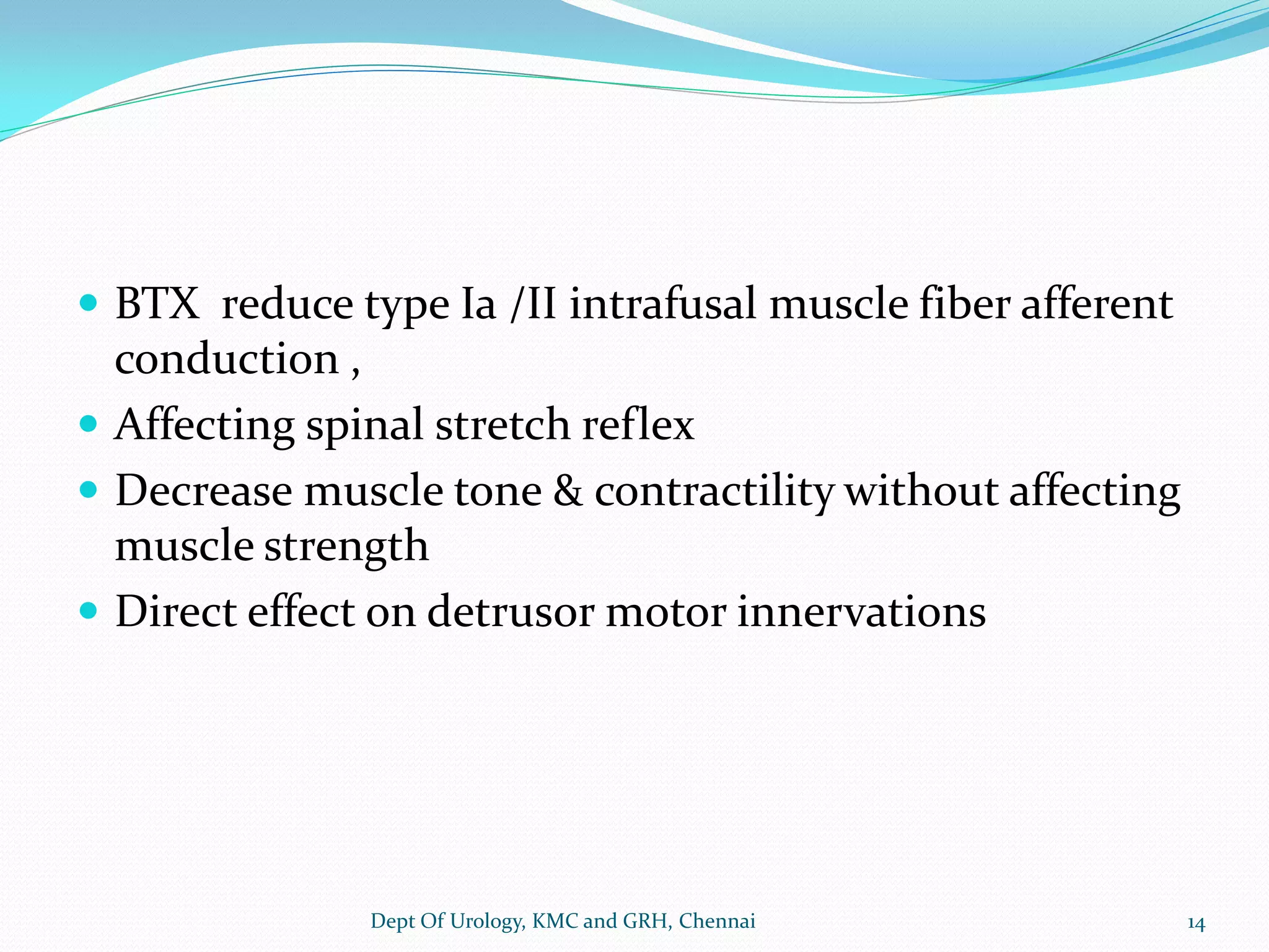 Uro gynacology- botox | PDF