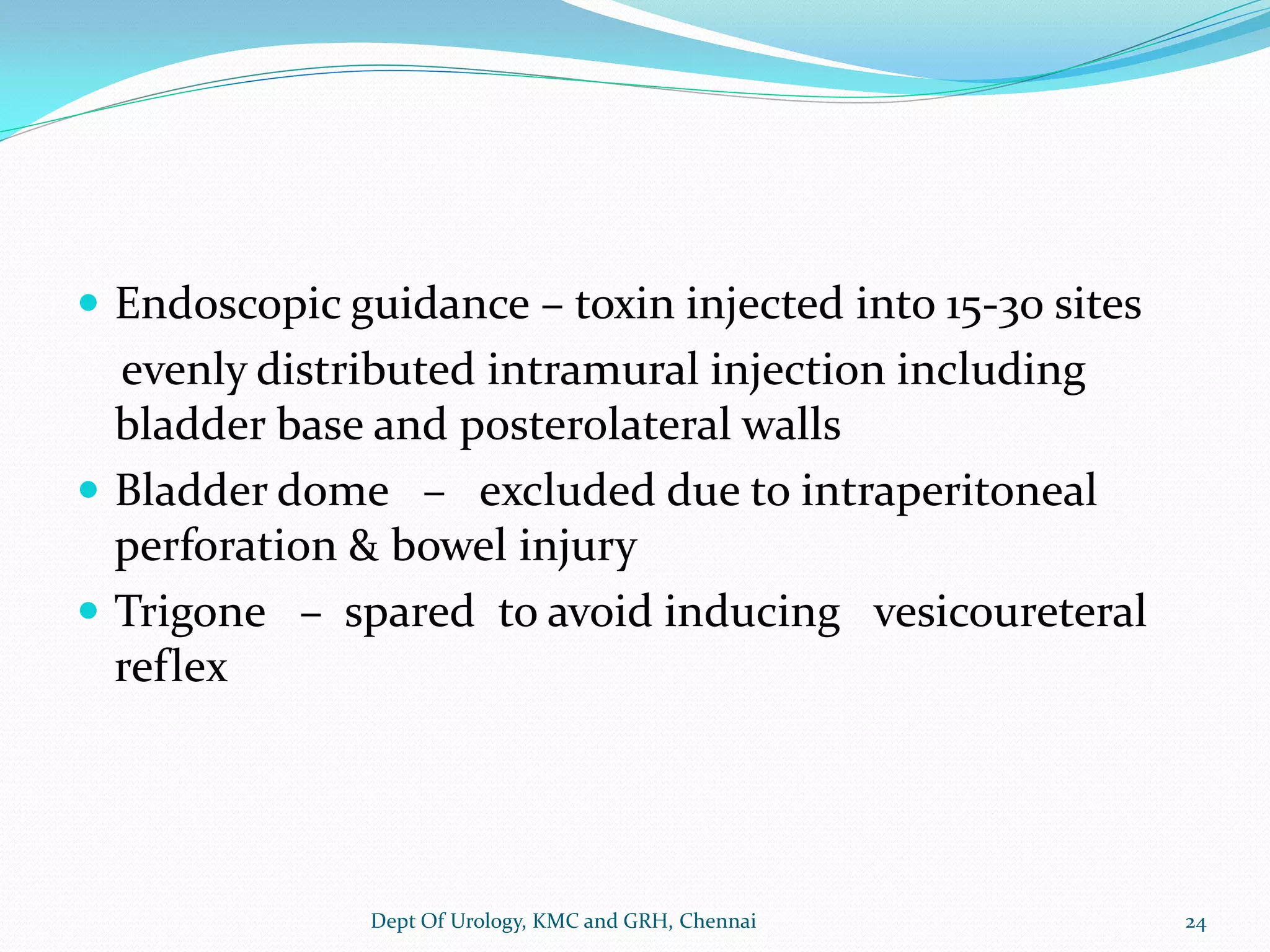 Uro gynacology- botox | PDF