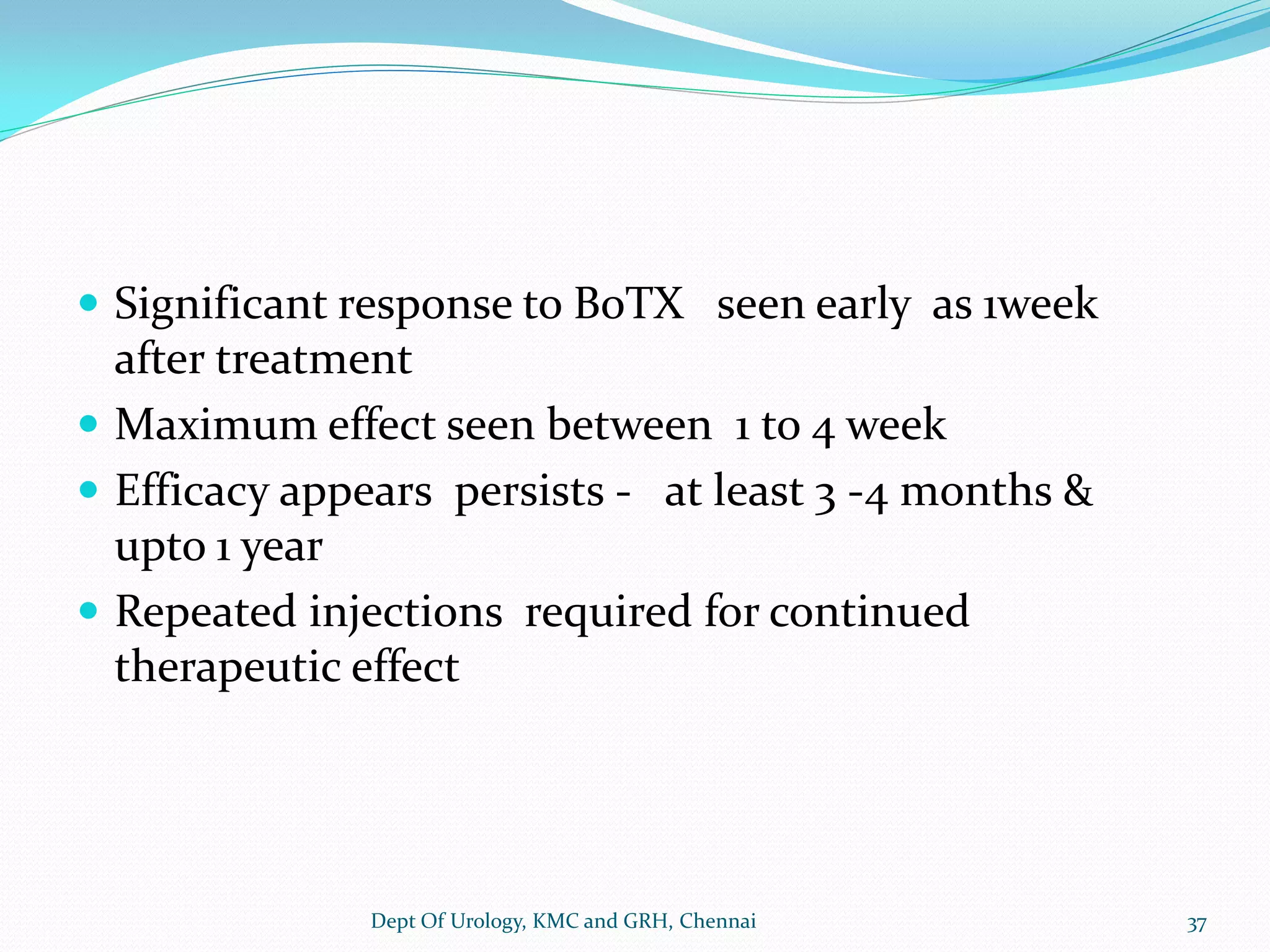 Uro gynacology- botox | PDF