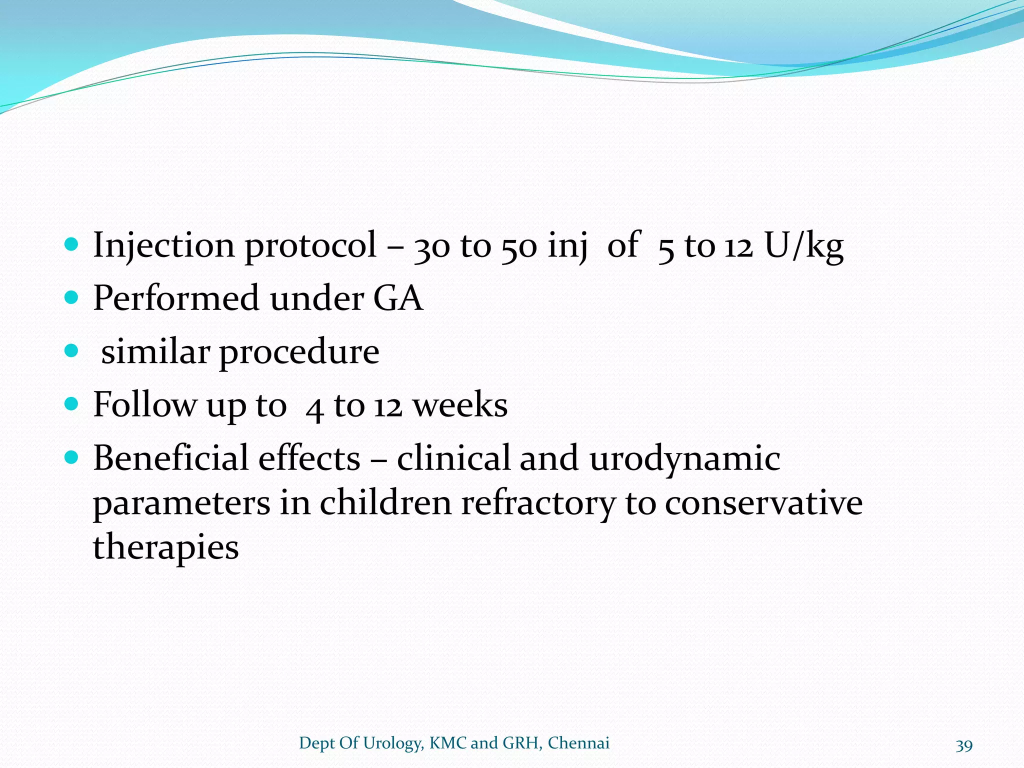 Uro gynacology- botox | PDF