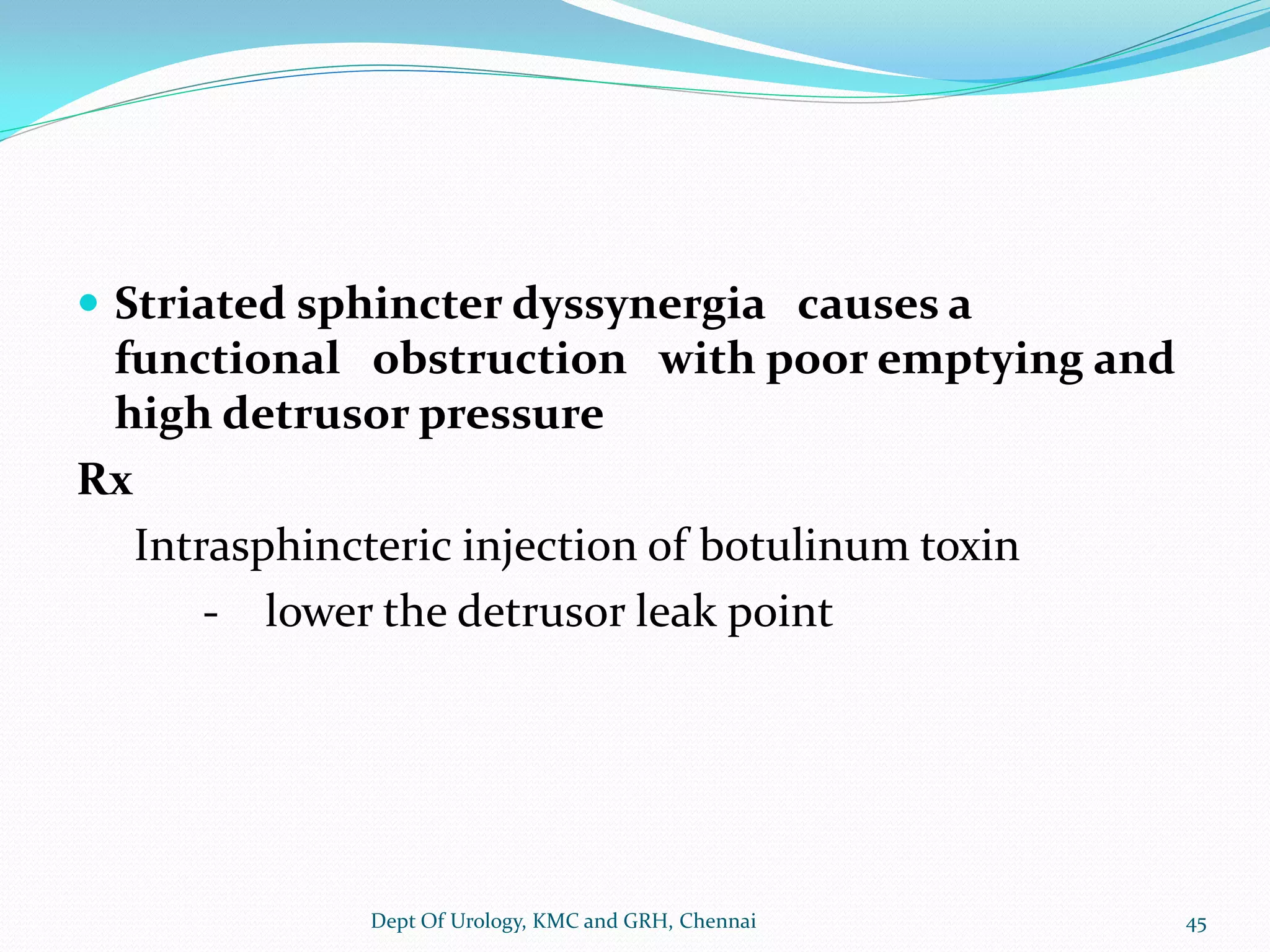 Uro gynacology- botox | PDF