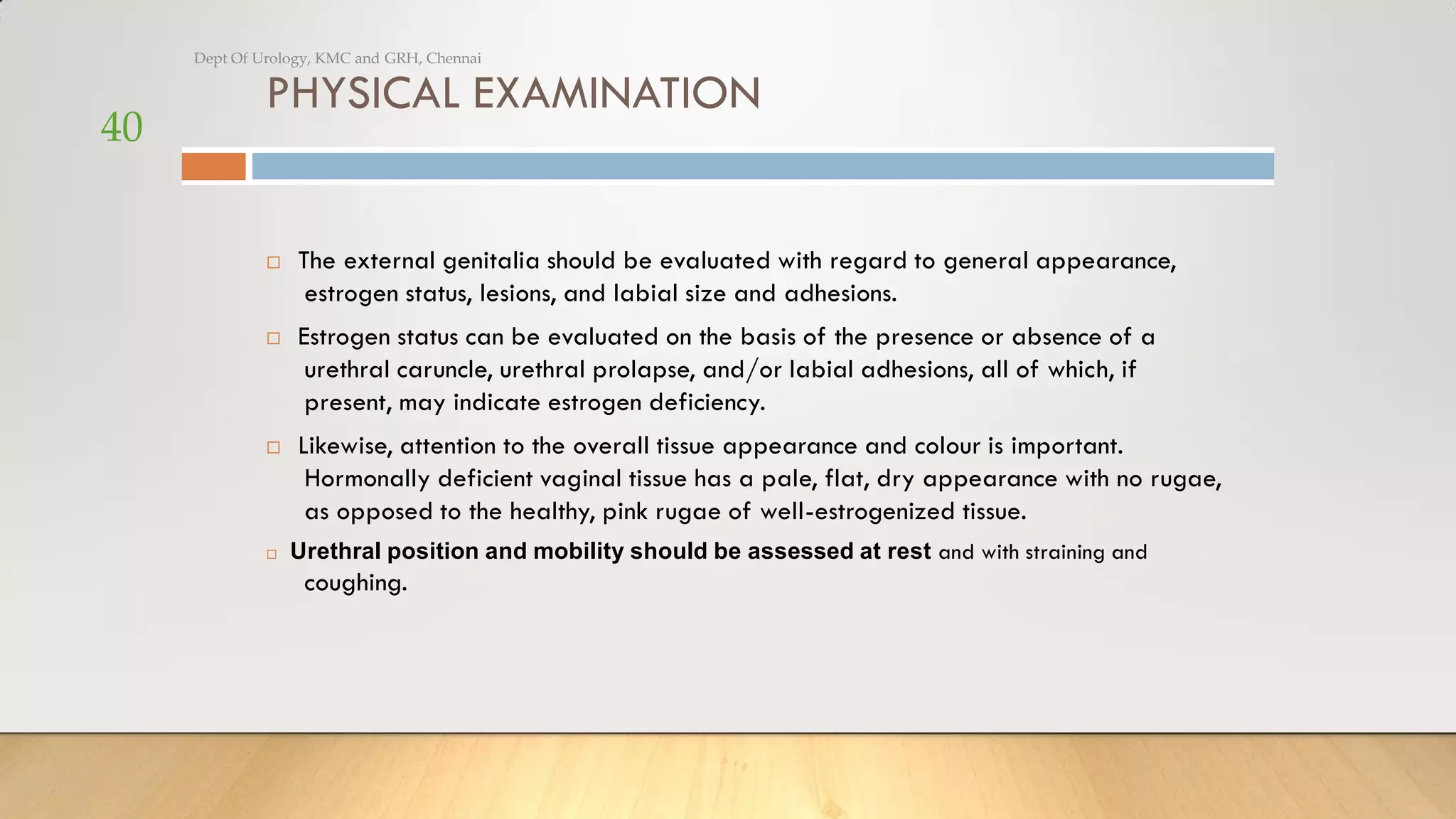 Uro gynacology- ui- ethiopathogenesis & evaluation | PDF