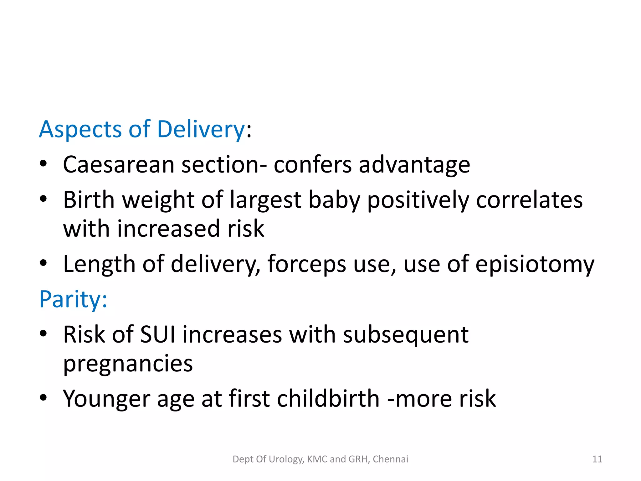 Uro gynacology- ui- evaluation & management | PPT