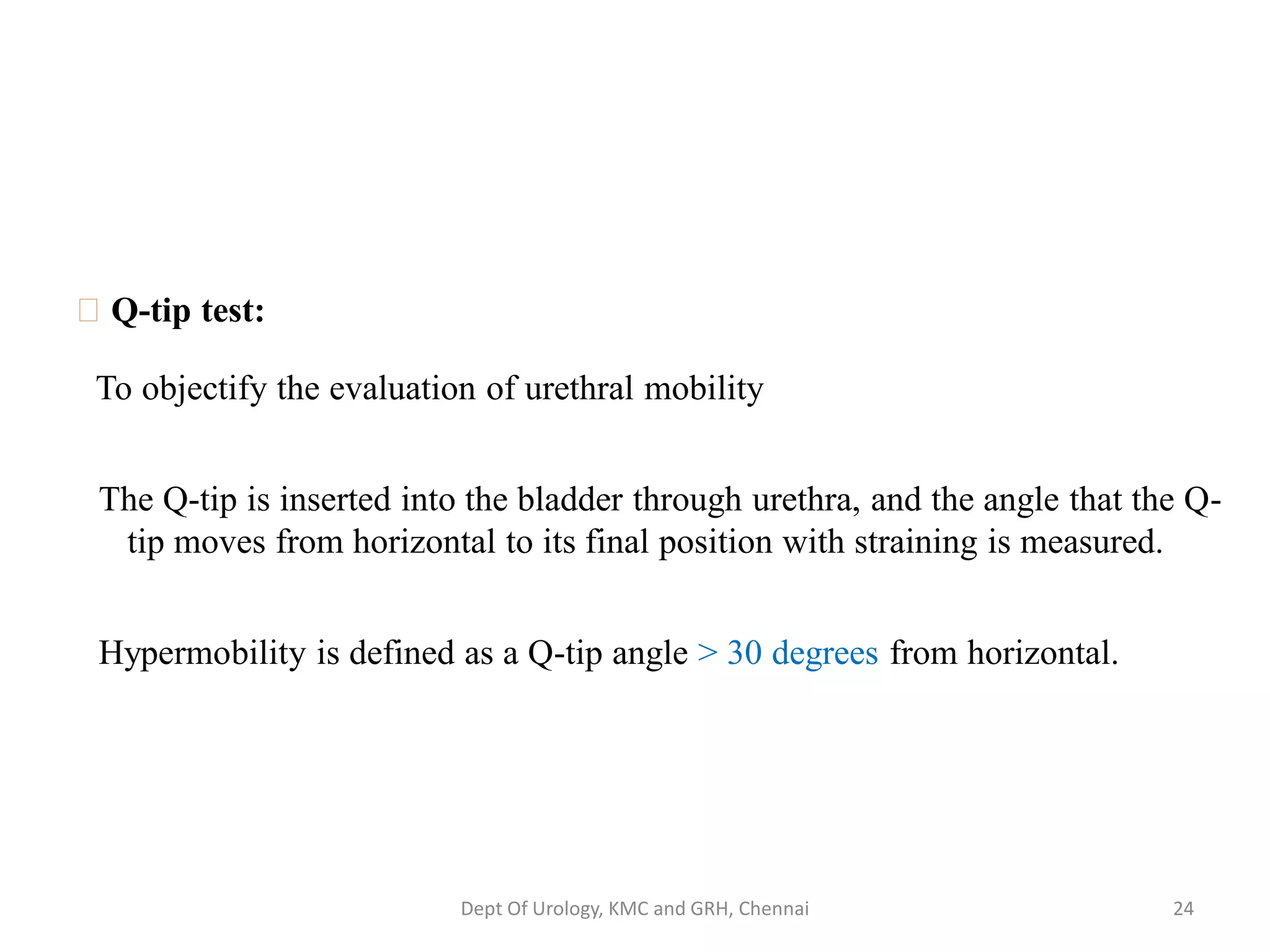 Uro gynacology- ui- evaluation & management | PPT