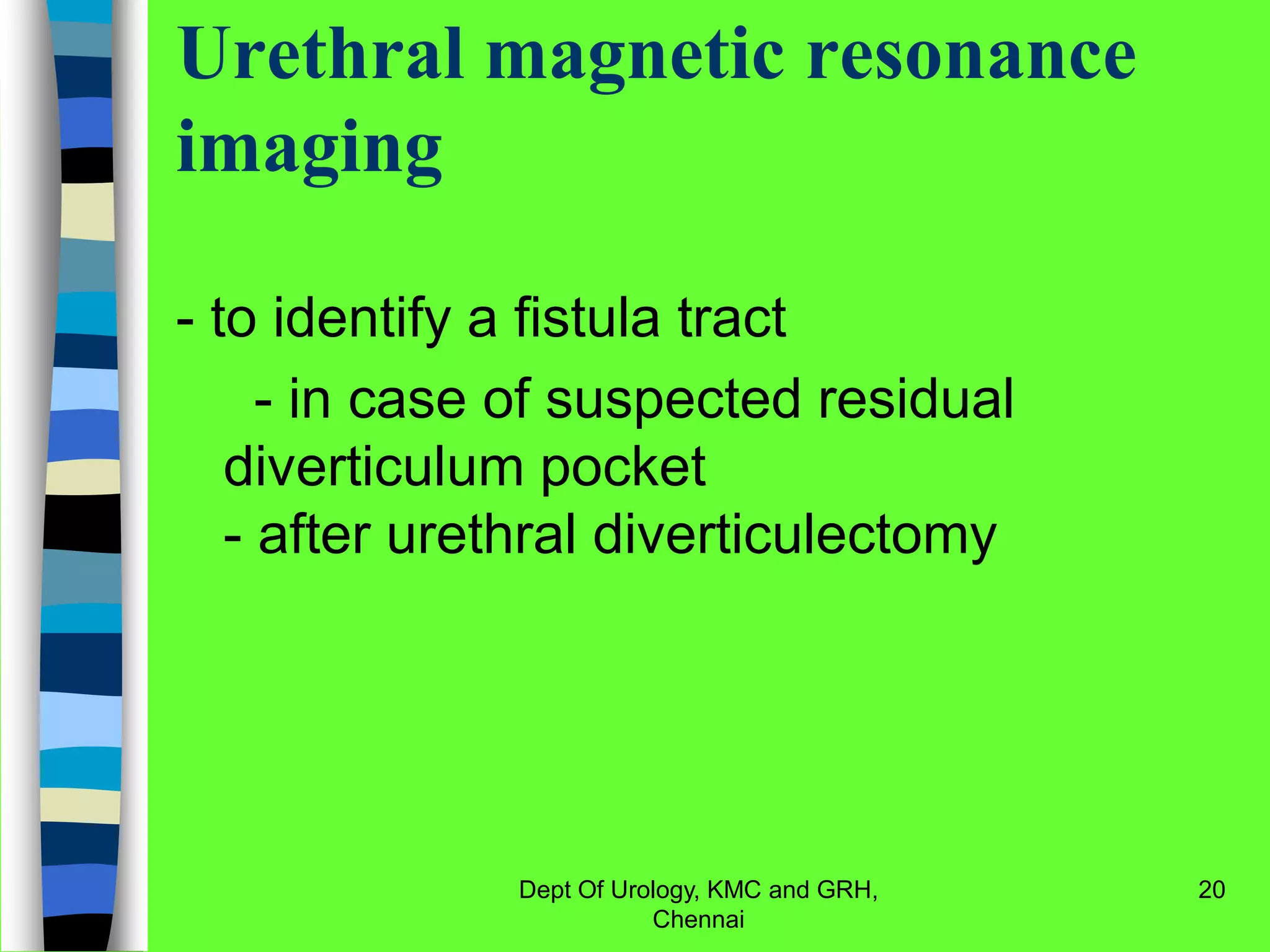 Uro gynacology- urethrovaginal f. | PPT