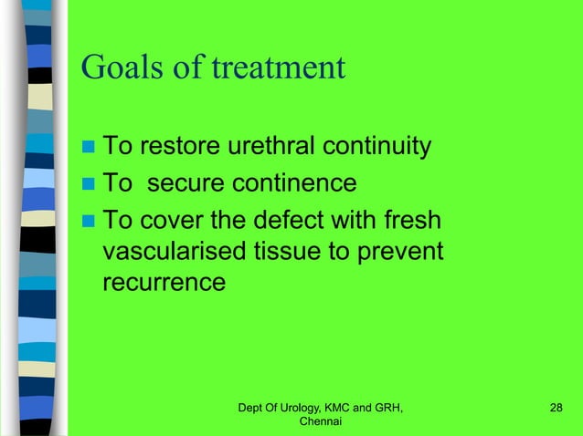 Uro gynacology- urethrovaginal f. | PPT