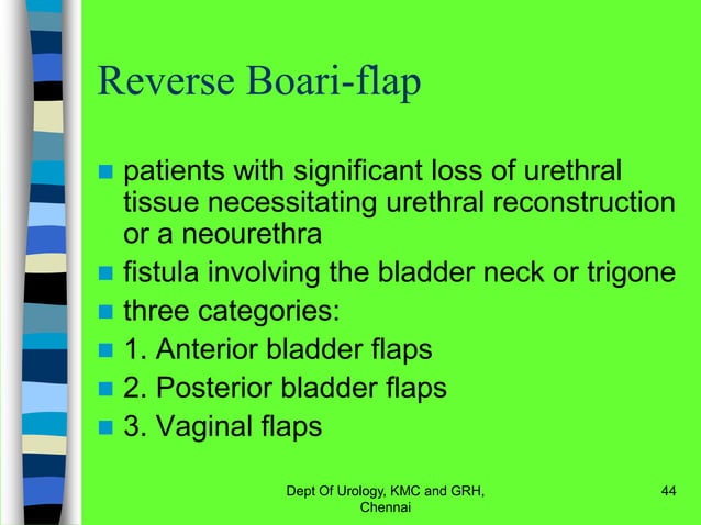 Uro gynacology- urethrovaginal f. | PPT