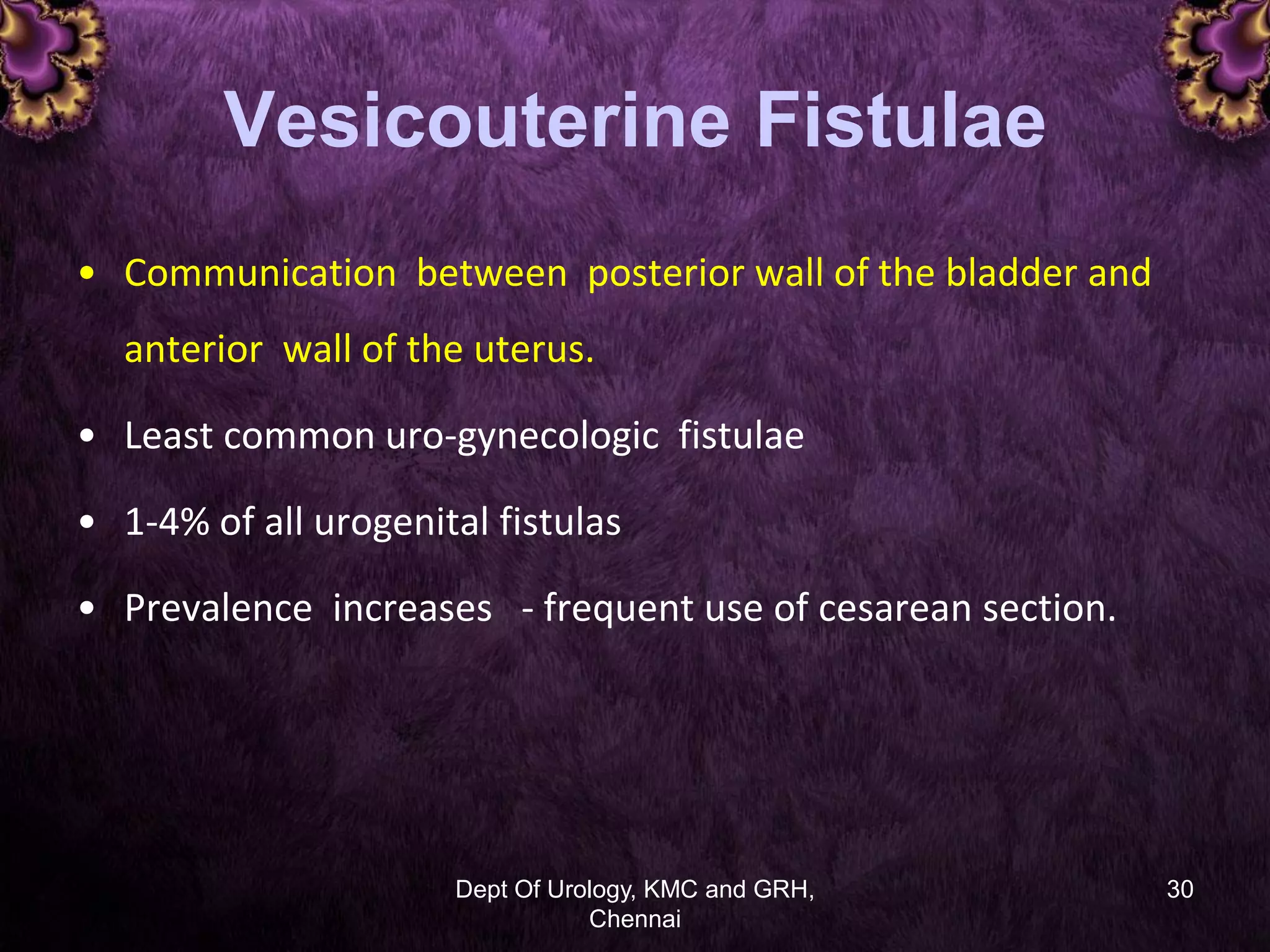 Uro gynacology- vef | PPT