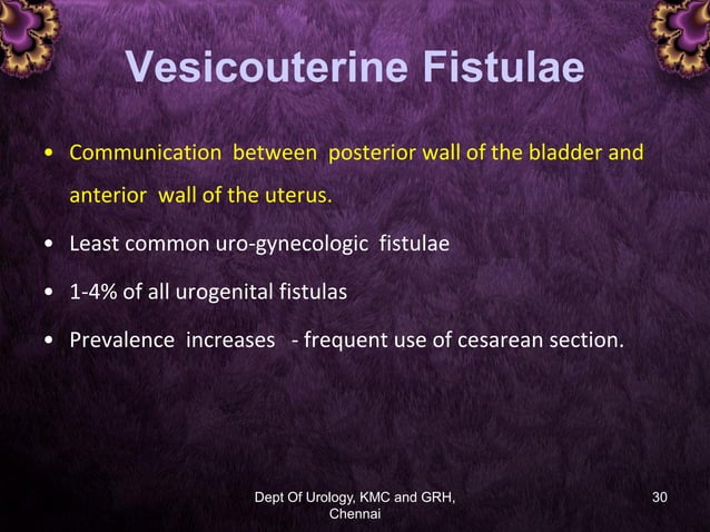 Uro gynacology- vef | PPT