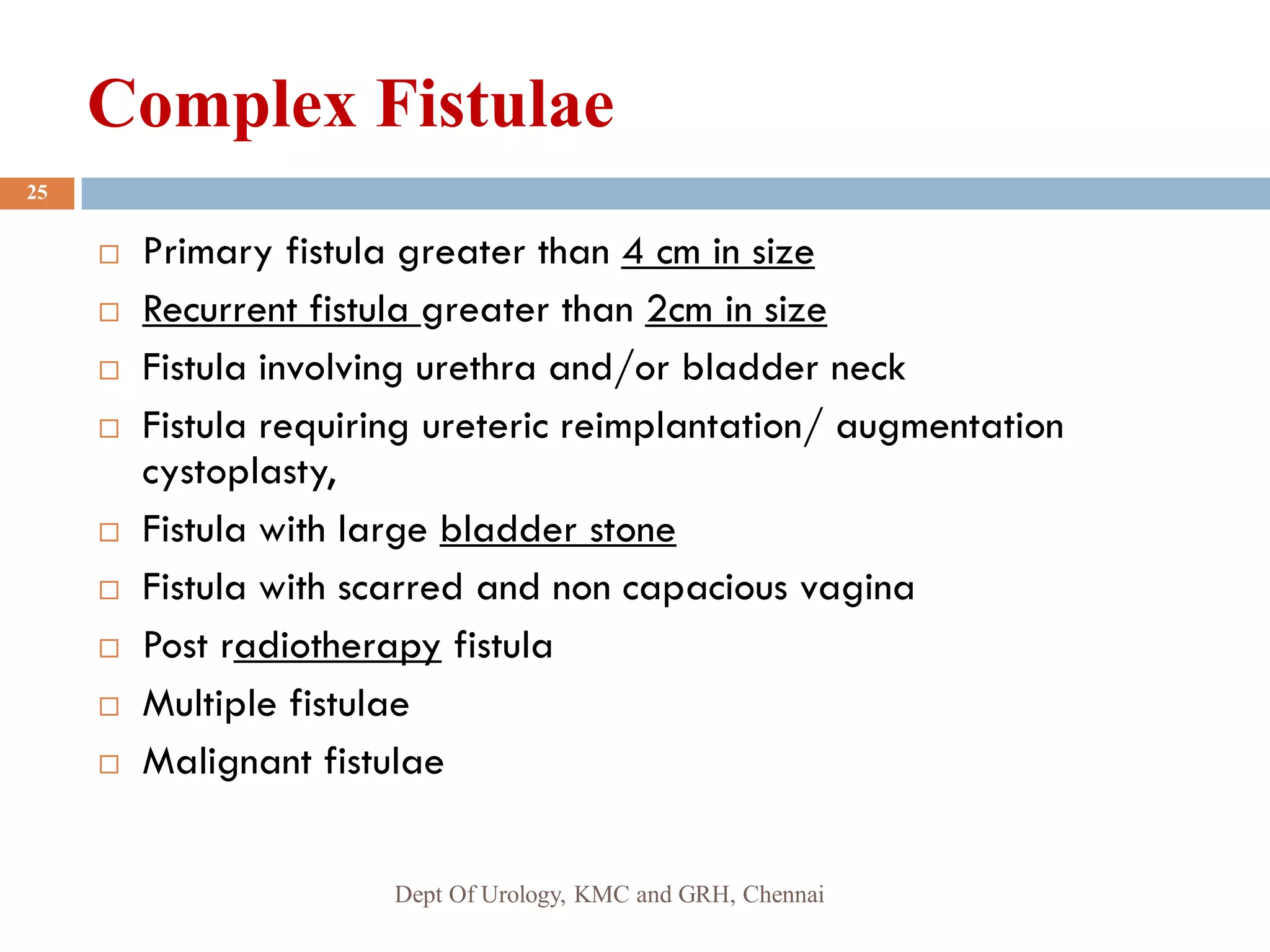 Uro gynacology- vvf | PDF