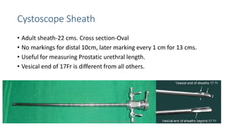 Uro instruments- cystoscopy & fibreoptics | PDF