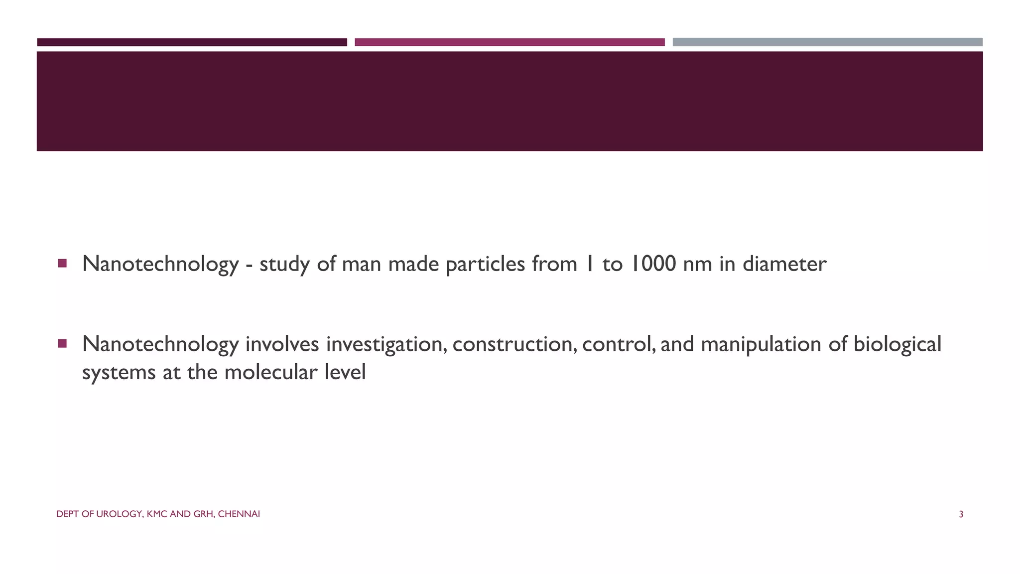 Uro instruments- nanotechnology | PPT