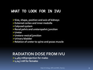INTRAVENOUS UROGRAPHY 1 | PDF