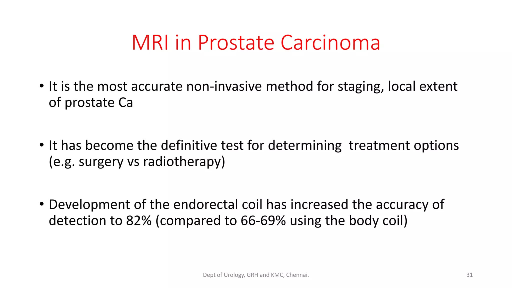 MRI IN UROLOGY | PDF