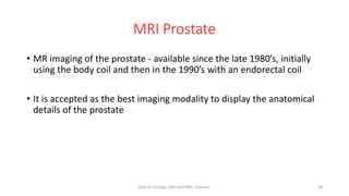 MRI IN UROLOGY | PDF