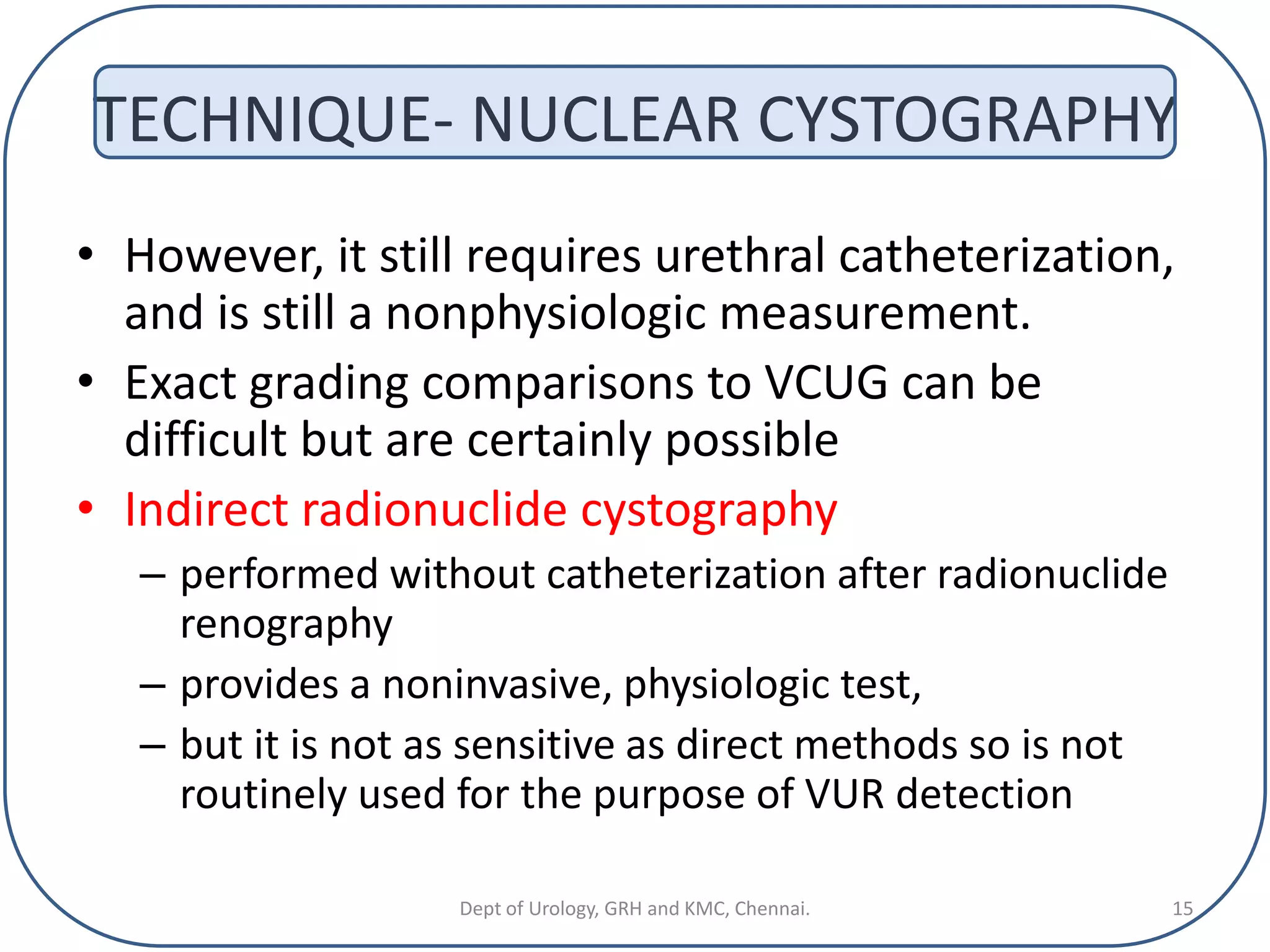 VOIDING CYSTO URETHROGRAM | PDF