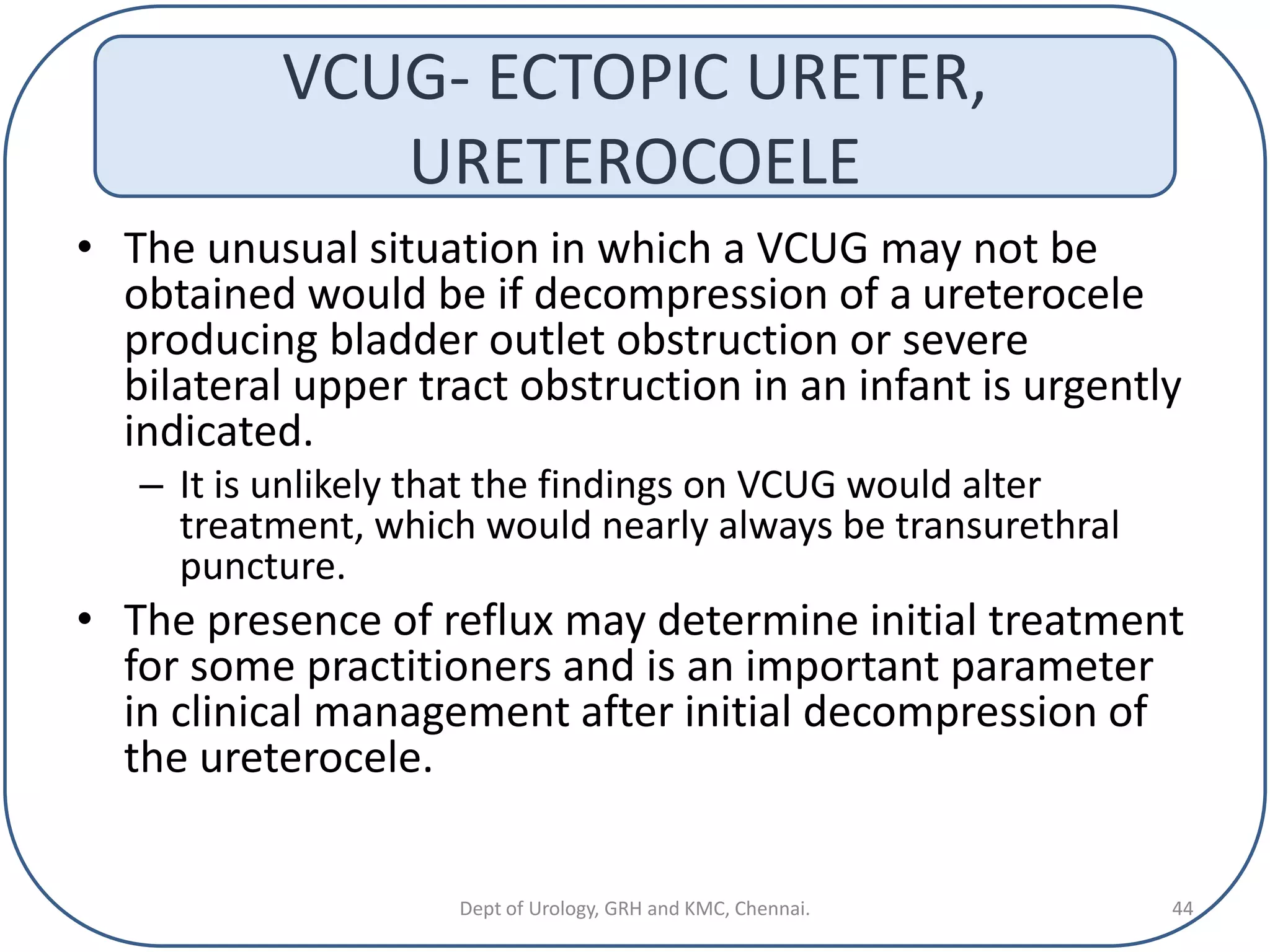 VOIDING CYSTO URETHROGRAM | PDF