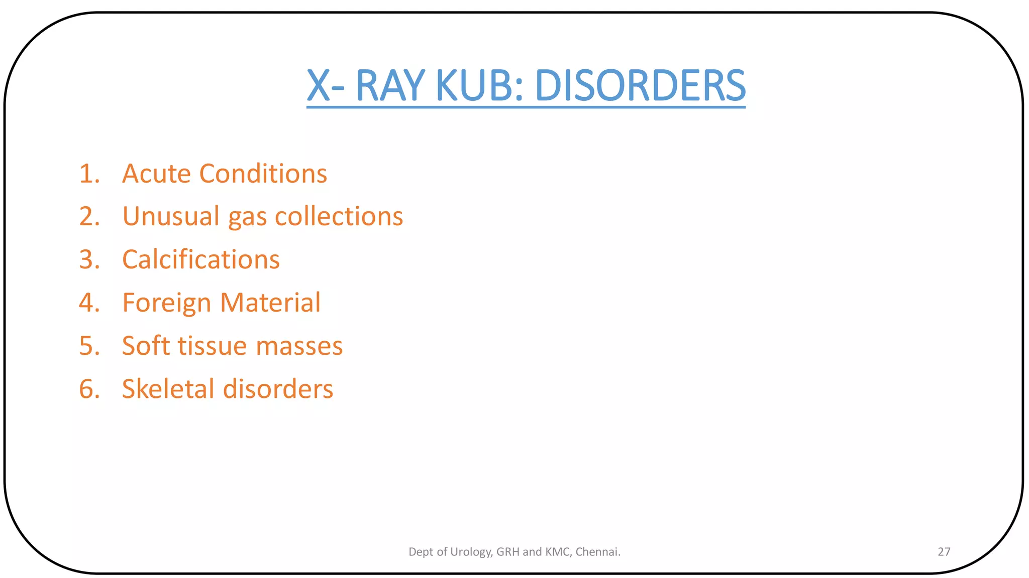 X RAY KUB 2 | PDF