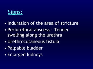 Uro Urethral Stricture | PPT
