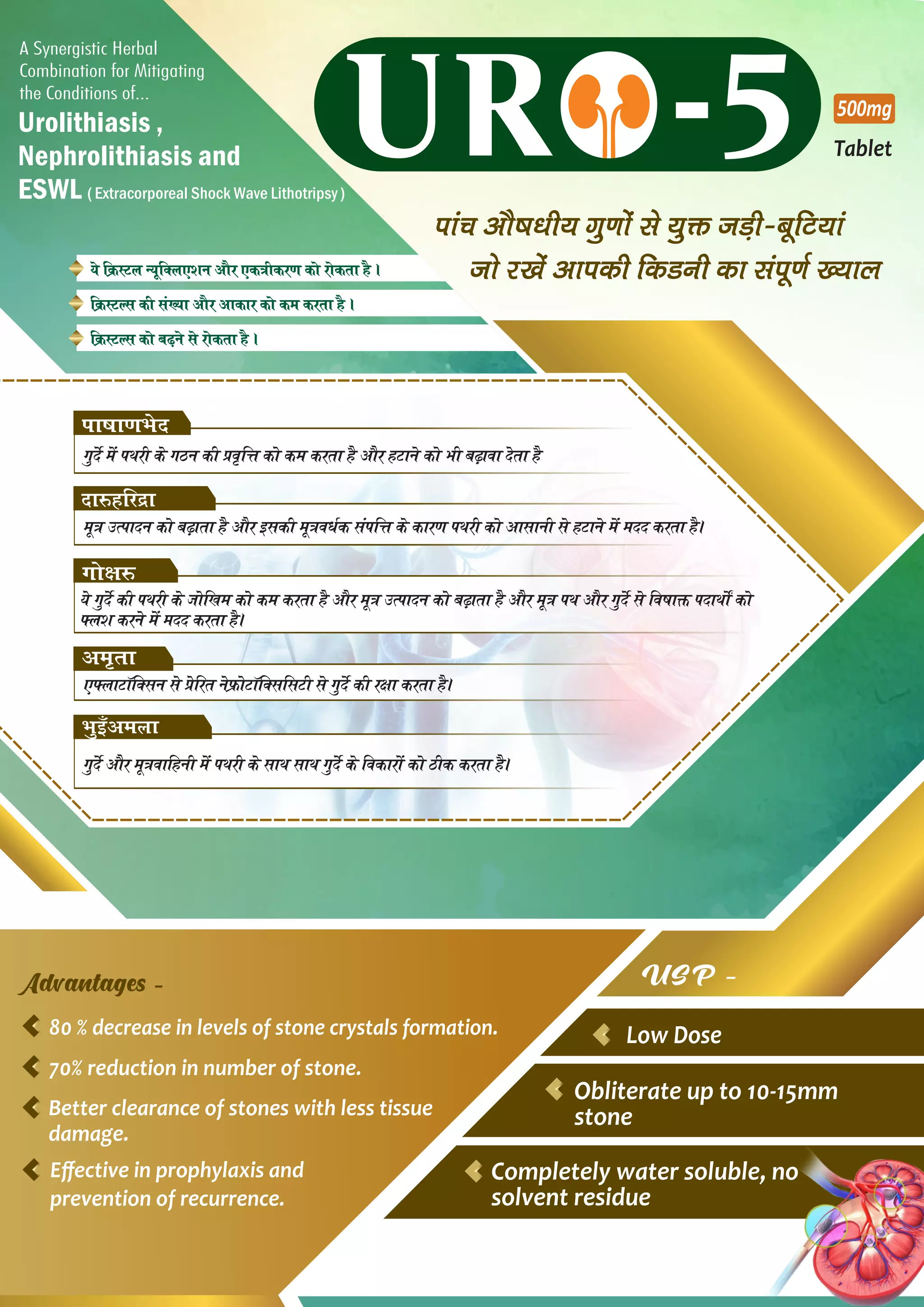 Uro5 ayurvedic medicine for kidney stone | PDF