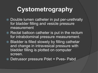 Urodynamics | PPTX