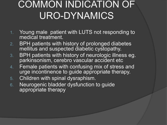 Urodynamics | PPTX