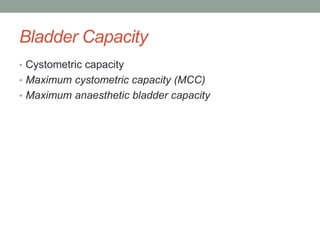 ppt on Urodynamics | PPT