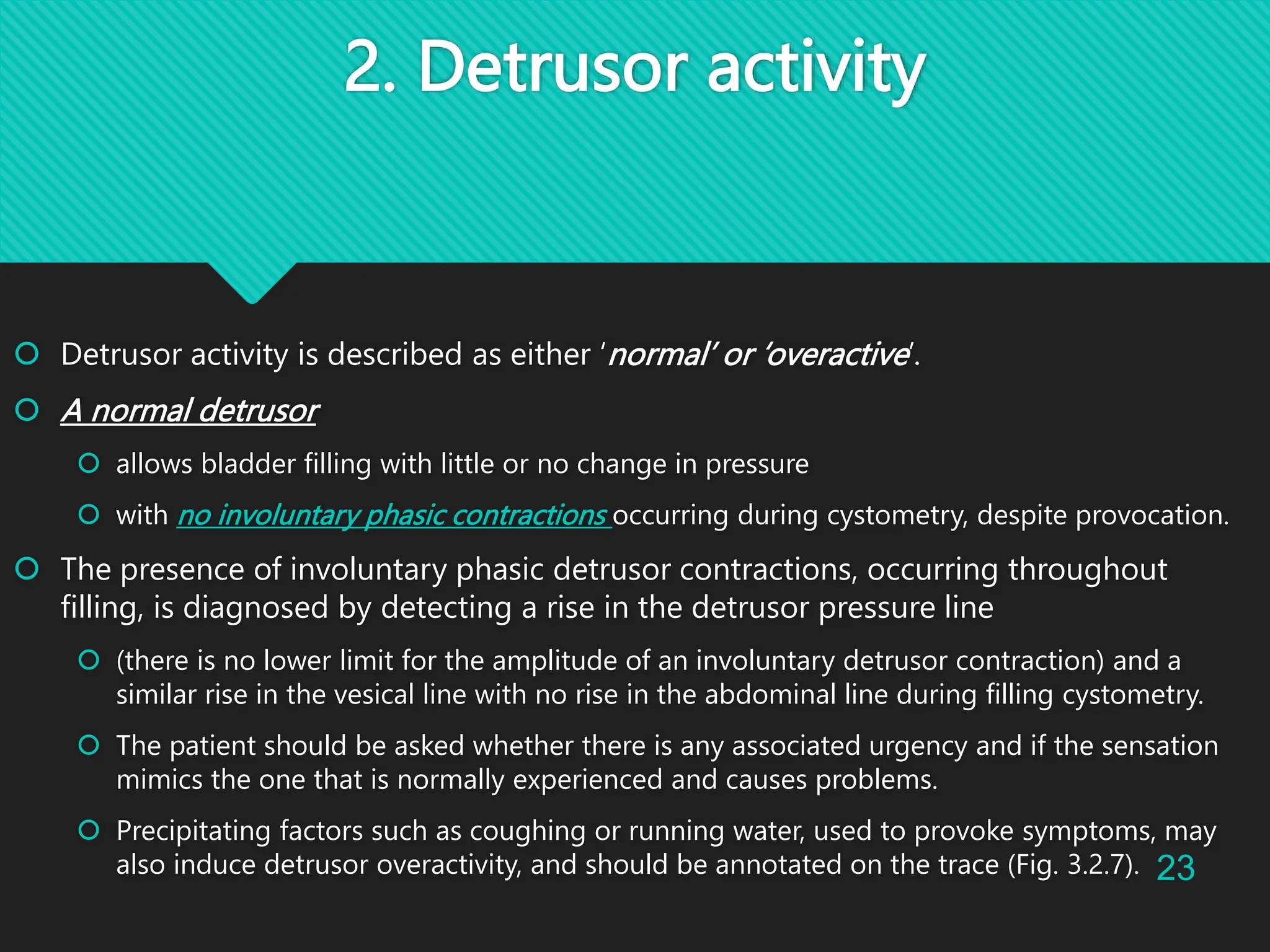 basics of Urodynamic tests for lower urinary tract obstruction and ...
