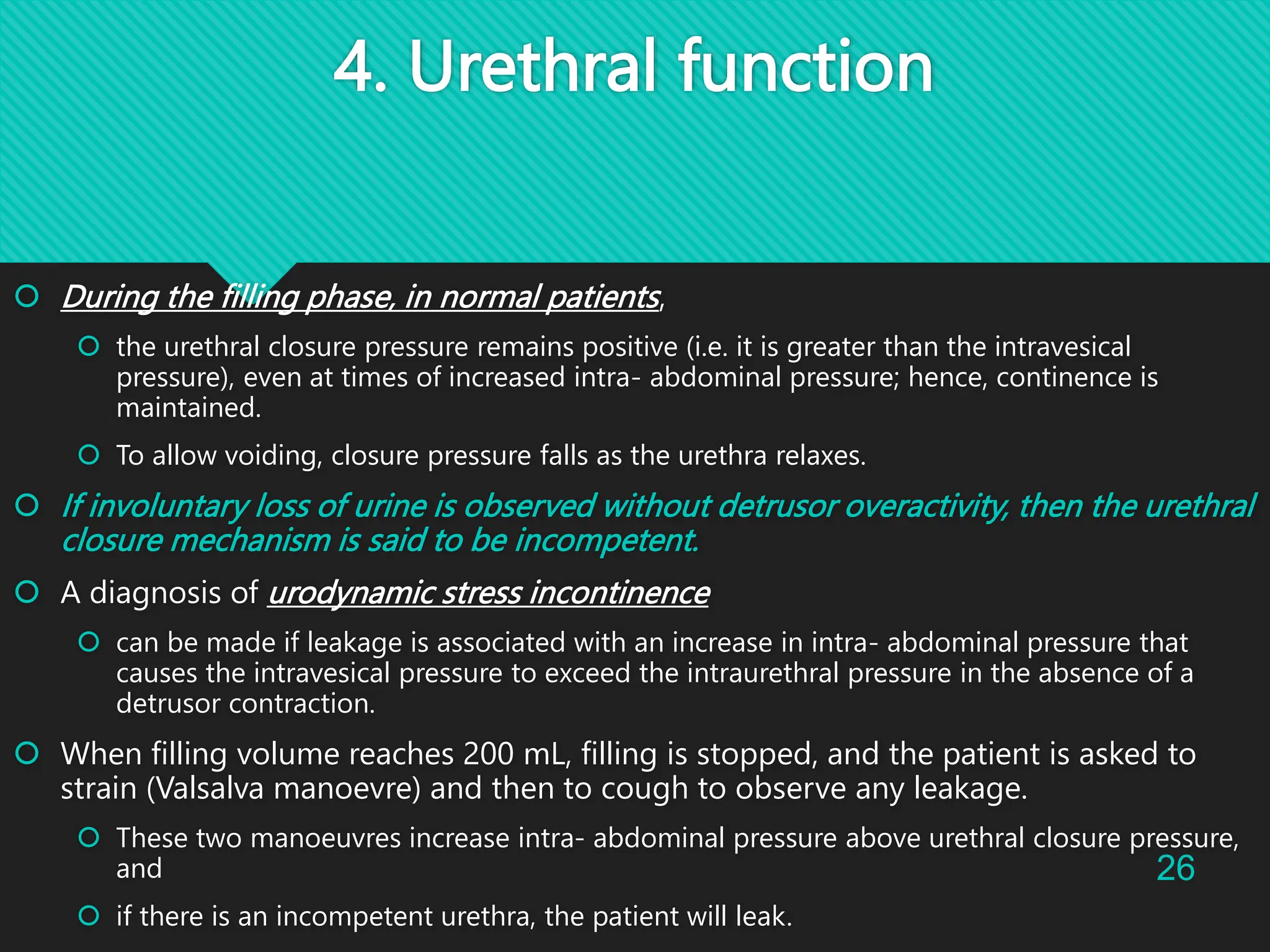 basics of Urodynamic tests for lower urinary tract obstruction and ...