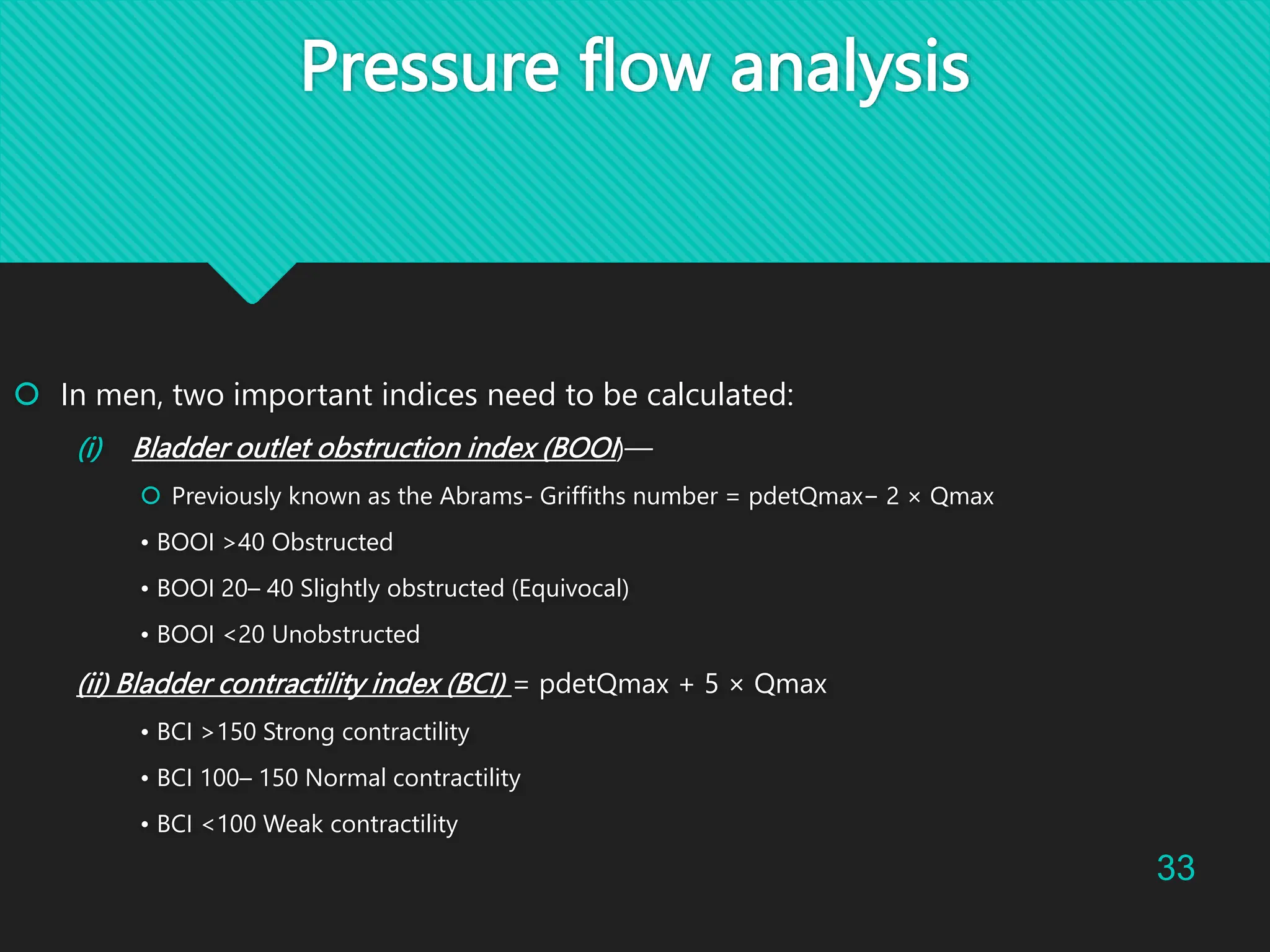 basics of Urodynamic tests for lower urinary tract obstruction and ...